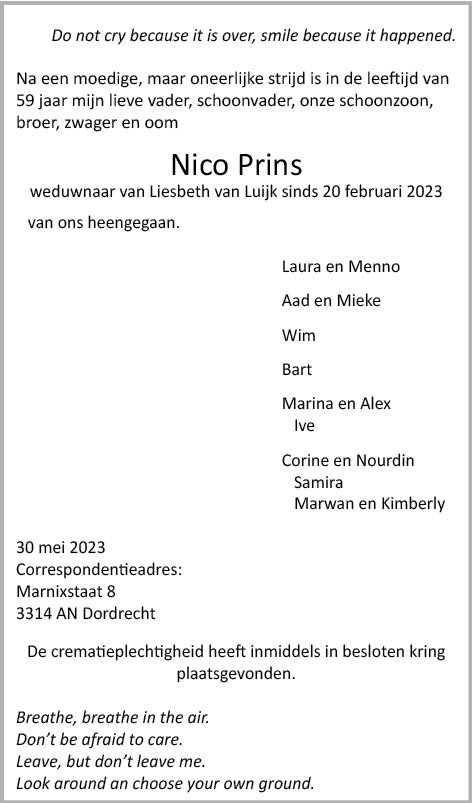 Familieberichten - DordtCentraal | Gratis huis-aan-huis-krant voor Dordrecht, Zwijndrecht en ...