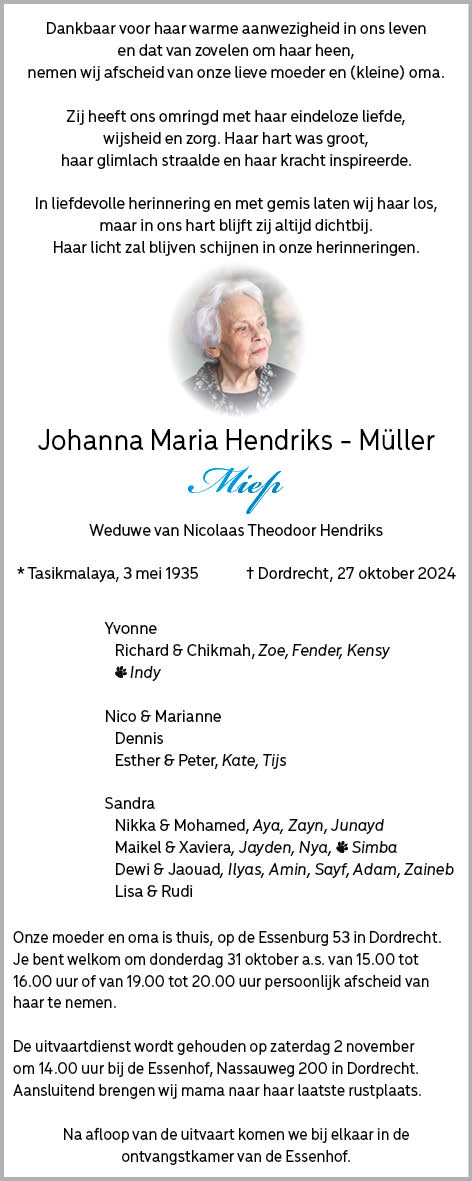 Familieberichten - DordtCentraal | Gratis huis-aan-huis-krant voor ...