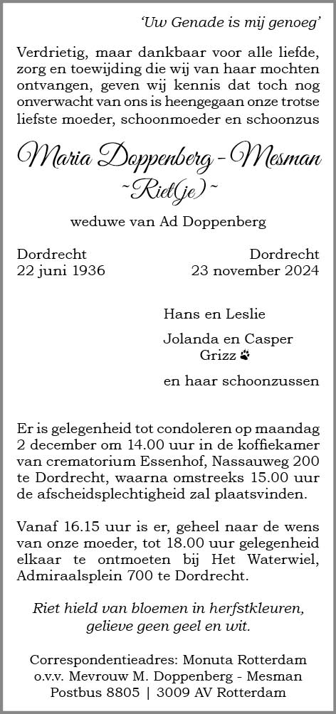 Familieberichten - Pagina 2 van 443 - DordtCentraal | Gratis huis-aan ...