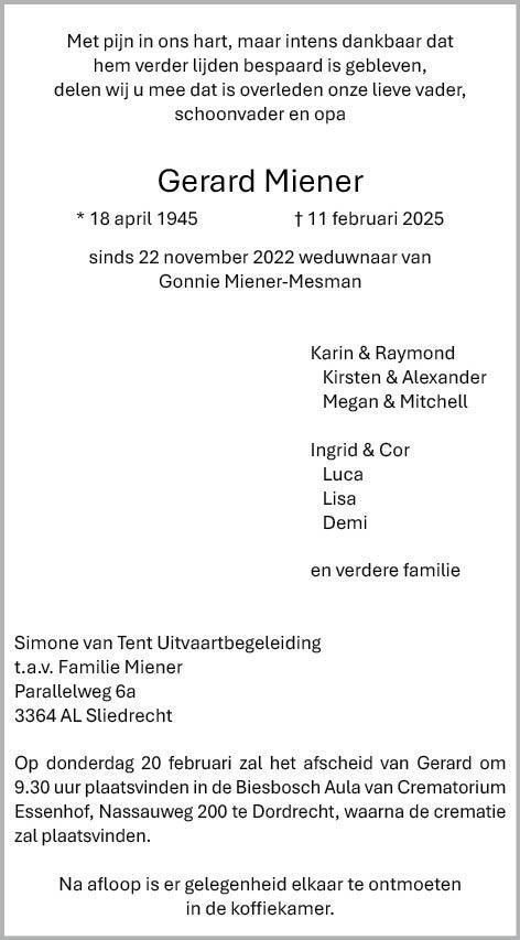 Familieberichten - DordtCentraal | Gratis huis-aan-huis-krant voor ...