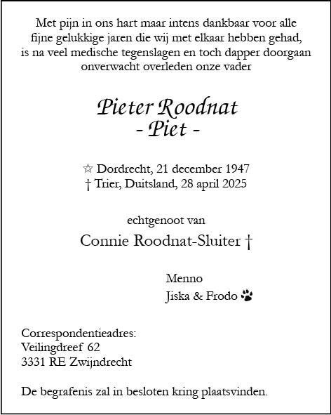 Familieberichten - DordtCentraal | Gratis huis-aan-huis-krant voor ...